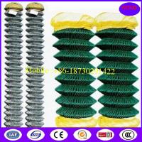 China Hot - Dipped Galvanized / PVC Coated Chain Link Fencing For Sport Yard / Road Fence for sale