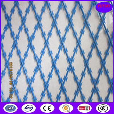 China high security Bto-22 razor flat welded wire mesh factory for sale