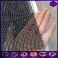 China Black stainless steel security mesh screen for sale