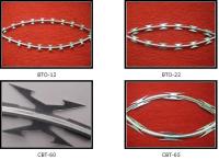 China Razor wire -bto-30Flat Warp Razor Barbed Wire for sale