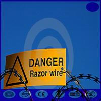 China Razor wire -bto-30Flat Warp Razor Barbed Wire for sale