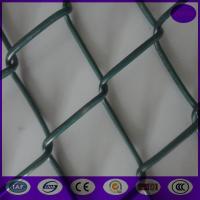 China 50*50mm opening  pvc coating 15m roll length Chain link Fencing for sale
