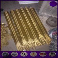 China 16 mesh ,wire dia 0.35mm, aperture 1.24mm plain weave brass wire mesh for sale