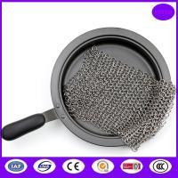 China Good using Chain Mail Scrubber for Cast Iron Cookware from china best seller of scrubber for sale