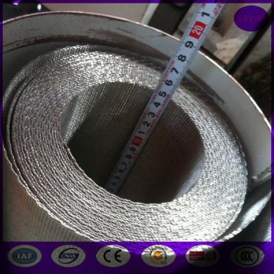 China 97mm 127mm 150mm width Stainless Steel Reverse Dutch Weaves Filter Ribbon Screen strips for sale