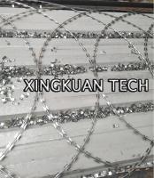 China BTO-22 Razor Barbed Wire Hot Dipped Galvanized 600mm 900mm Coil diameter in panel for sale