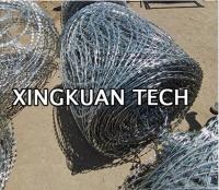 China 15m Length Flat Razor Wire Fencing Barbed for Type Ribbon Panels for sale
