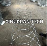 China 15m Length Flat Razor Wire Fencing Barbed for Type Ribbon Panels for sale