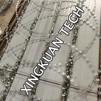 China Ribbon Razor Wire Flat Wrap Coils for secure safe Non Flanged Wire Reinforced for sale