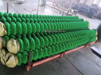 China Galvanized Chain Link Fence Fabric Polyvinyl Chloride PVC To Keep Out Trespassers for sale