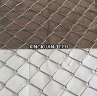 China 9 Gauge Hot Dipped Galvanized Chain Link Fence , Diamond Wire Mesh For Garden for sale