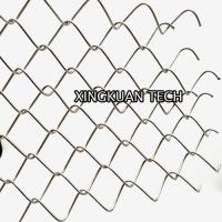China Galvanized Steel Chain Link Fence Fabric For Farm And Field for sale