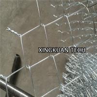 China 6cmx6cm Galvanized Chain Link Mesh Fencing , Cyclone Fence In Diamond Hole for sale