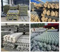 China 6cmx6cm Galvanized Chain Link Mesh Fencing , Cyclone Fence In Diamond Hole for sale