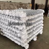 China 8cm Aperture Chain Link Fence Fabric , Diamond Wire Mesh Fencing 2.8mm Wire for sale