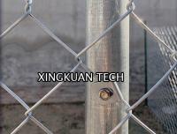 China 8cm Aperture Chain Link Fence Fabric , Diamond Wire Mesh Fencing 2.8mm Wire for sale