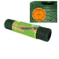 China Galvanized  Chicken Wire Mesh Netting , Hexagonal Wire Mesh Vinly Coating PVC for sale