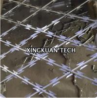 China Anti Climb Razor Mesh Panel With Galvanized PVC Coating Welded for sale