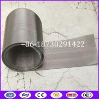 China Reverse Dutch Twill Weave Filter Belts Used in Ribbon Style Continuous Screen Changers for sale