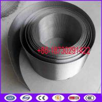 China Reverse Dutch Twill Weave Ribbon Style Mesh Filter Belt For Continuous Screen Changers for sale