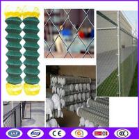 China china lowest price electric galvanized chain link fencing with USA quality for sale