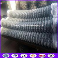 China china lowest price electric galvanized chain link fencing with USA quality for sale
