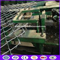 China ASTM A392 standard, galvanized chain link fence with 2.4x15.2m roll size for sale