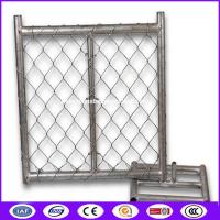 China china Zinc aluminum alloy chain link fence with 366g zinc coating for sale