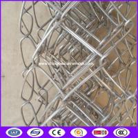 China ASTM A392 standard hot galvanized Chain link fencing 80X80mm with CE certificate for dumpster enclosures for sale