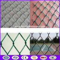 China ASTM A392 standard hot galvanized Chain link fencing 50X50mm with CE certificate for electric gate operators for sale