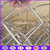 China zinc coating 6 x 6 Thick heavy chain link fence mesh roll for  function Dog Kennels for sale