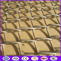 China Cheap 50x50mm mesh size chain link fence privacy slats for Airport security Fence for sale