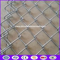 China Cheap galvanized 5x5cm chain link fence for airport fencing made in china for sale