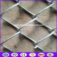 China Cheap galvanized 5x5cm chain link fence for airport fencing made in china for sale