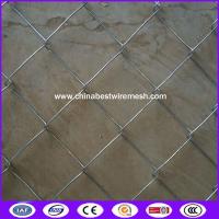 China Cheap galvanized 5x5cm chain link fence for airport fencing made in china for sale