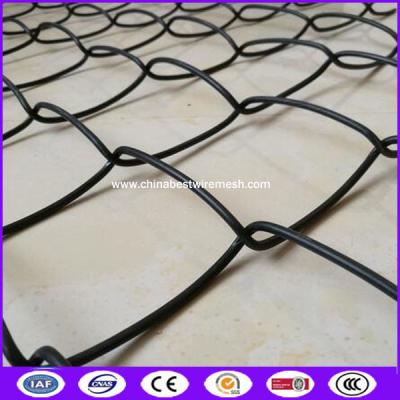 China Black Color PVC Chain Link Fence 50mm*50mm made in cina for sale