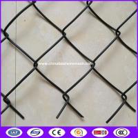 China Black Color PVC Chain Link Fence 50mm*50mm made in cina for sale
