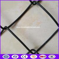 China Black Color PVC Chain Link Fence 50mm*50mm made in cina for sale
