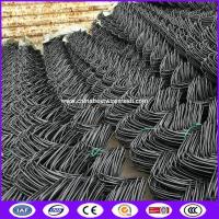 China Black Color PVC Chain Link Fence 50mm*50mm made in cina for sale
