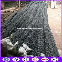 China Black Color PVC Chain Link Fence 50mm*50mm made in cina for sale