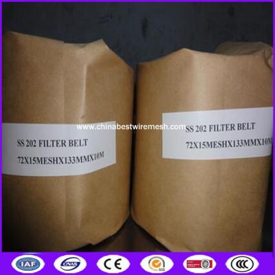 China SS302 Automatic Continous Belt Screen Filter Mesh for Single or Twin Screw Extruder for sale