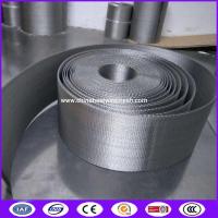 China China SS304 152x30 mesh 0.15mX10m Automatic Continous Belt Screen Filter Mesh for sale
