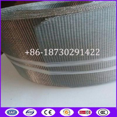 China 100mm height stainless steel material belt mesh for plastic extruder changer machine for sale