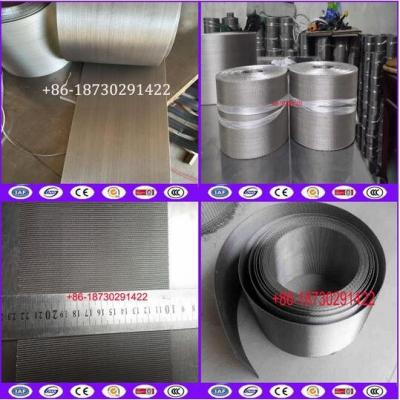 China 24x152mesh 150mm width x 10m length reverse dutch weave filter screen belt for sale