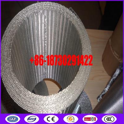 China 24x152mesh 127mm width x 10m length reverse dutch weave filter screen belt for sale