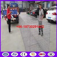 China High Tensile Galvanized Steel Wire Welded Gabion Box Wear And Abrasion Resistance for stone keeping for sale