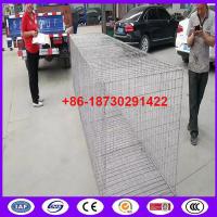 China High Tensile Galvanized Steel Wire Welded Gabion Box Wear And Abrasion Resistance for stone keeping for sale