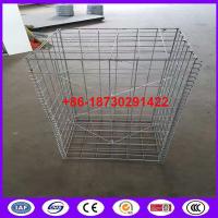 China Hot Dipped Galvanized Welded Mesh Gabion For Retaining Wall to construct a rip rap extending from a concrete port for sale