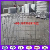 China 150mmx150mm ,2x1x1.2m size Rust Proof Galfan Coated  Welded Stone Filled Gabions for  Tanzania for sale