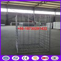China 150mmx150mm ,2x1x1.2m size Rust Proof Galfan Coated  Welded Stone Filled Gabions for  Tanzania for sale